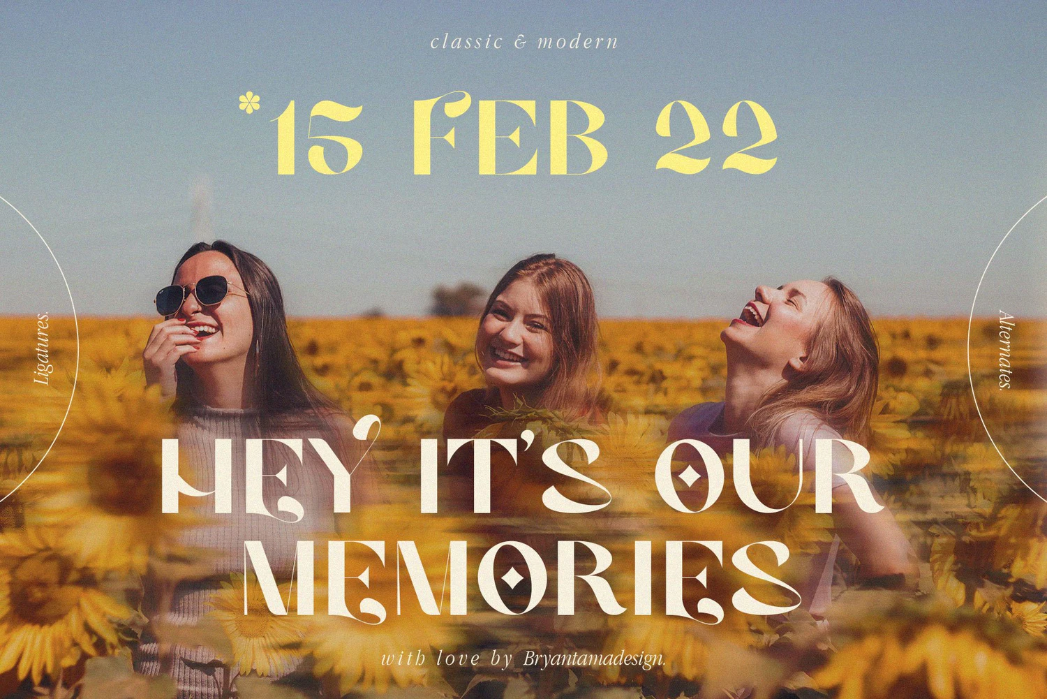 3633 现代经典个性海报包装英文字体 Klauge – Classic & Modern Font _ 果觅网（gooodme）