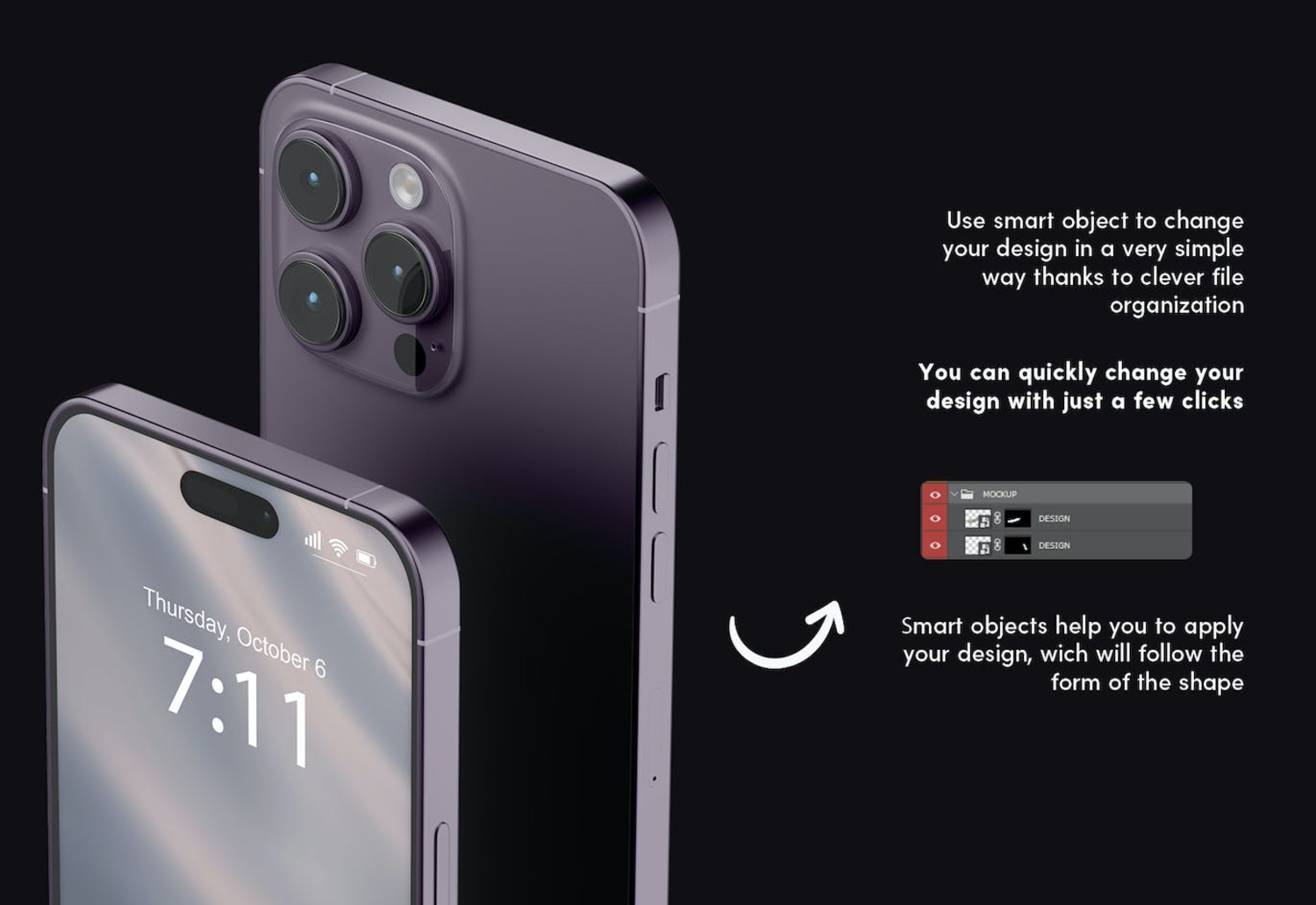 5158 不同角度金属质感iPhone 14 Pro Max样机PSD素材包@GOOODME.COM _ 果觅网（gooodme）